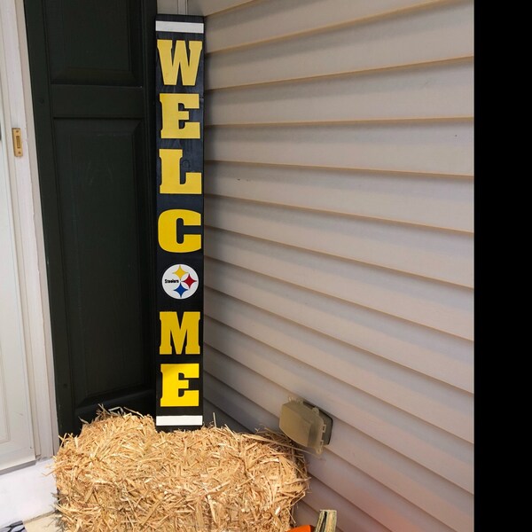 Pittsburgh Steelers Welcome Sign - Etsy Canada