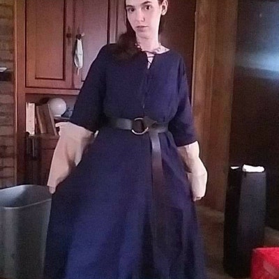 Medieval Linen Underdress, Viking Style Dress, Historical Chemise ...