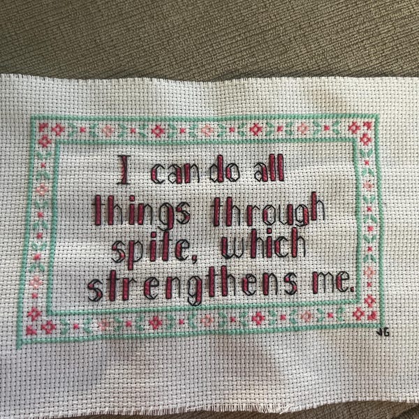 Punch a Nazi Cross Stitch PDF Pattern - Etsy