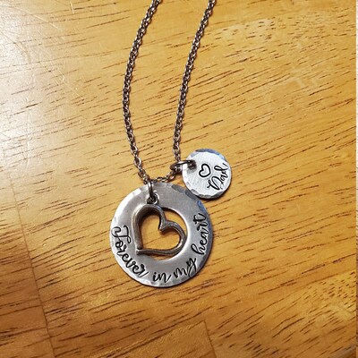 Remembrance Necklace Memorial Jewelry Loss Jewelry - Etsy