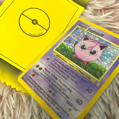 Personalized Custom Pokémon Card - Etsy