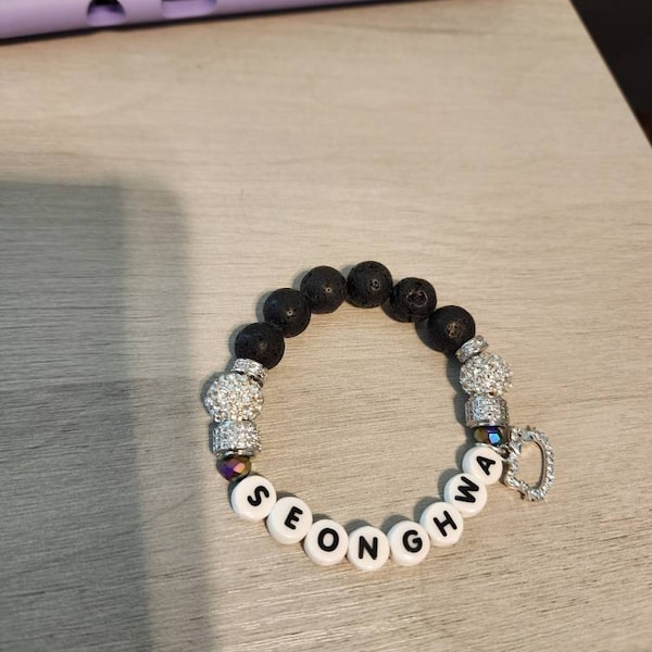 ATEEZ Bisexual Pride Beaded Bracelet - Etsy