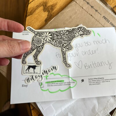 German Shorthaired Pointer GSP Pointer Sticker Dog Sticker GSP ...