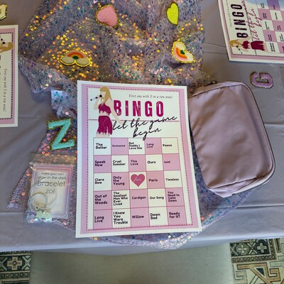 Taylor Swift Party Games Taylor Swift Bingo Swiftie Party Games Party ...