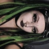 Cyberlox Biohazard Red and Black Cyberlox Cosplay Urban Dreads Festival ...