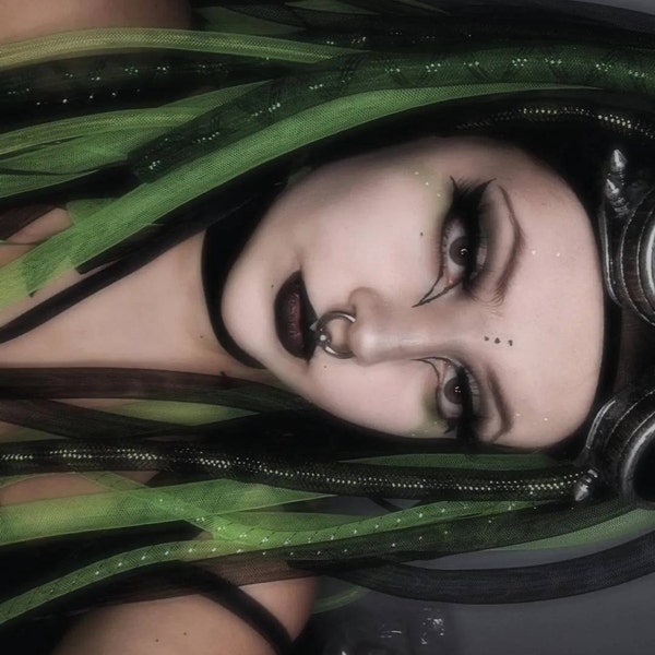 Red and Black Cybergoth Goggles With Custom Lens Sign Eyeglasses ...