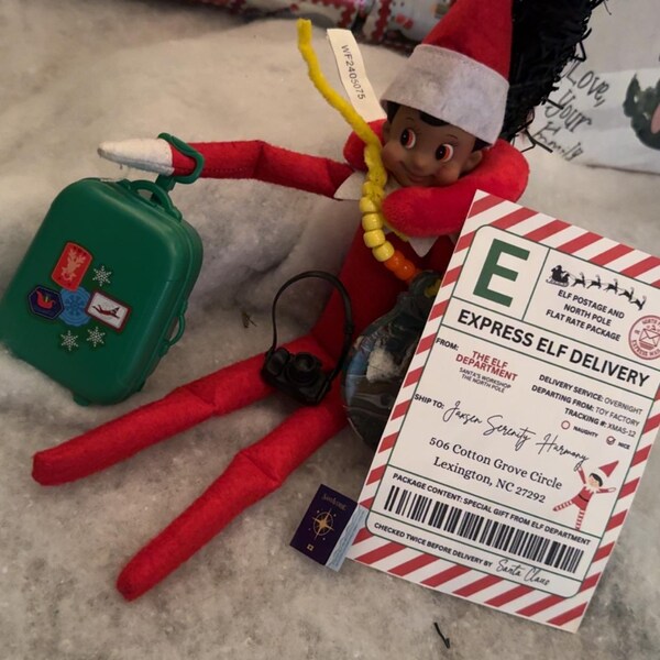 40 Scenes Easy Printable Elf Kit, 24 Days Elf Kit Printable, Printable ...