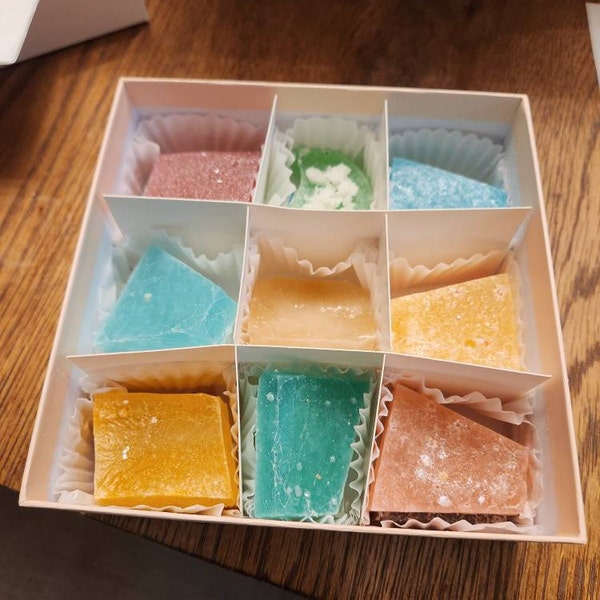Edible Treasure Box, Kohakutou Candy Box, Crystal Candy, Edible Gem ...