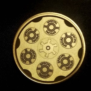 Six-shooter Cylinder for Two-sided Coin Fiber Laser Engraving - Etsy