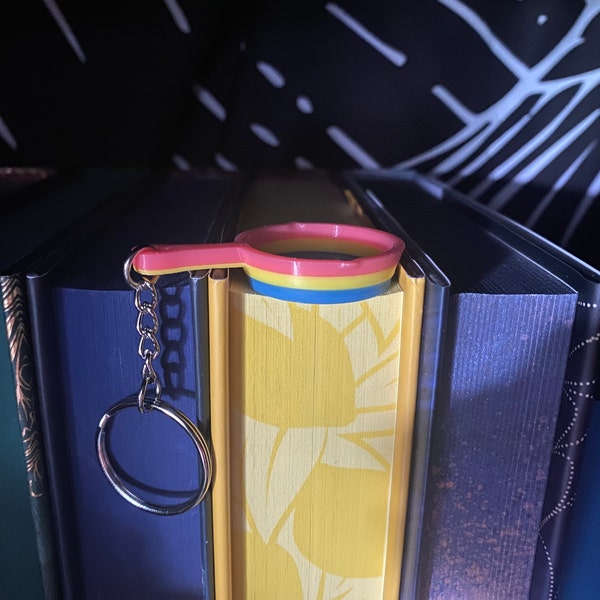 Pansexual Pride Keychain, PAN PAN, Subtle LGBTQ+ Pride, Punny Cute ...
