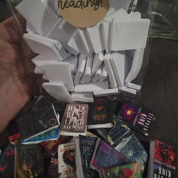Mini Book Blanks / Miniature Foam Books for TBR Jars, Book Ornaments ...