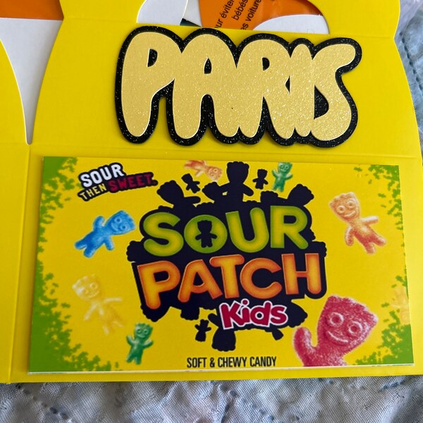 Sour Patch Kids Gift Box, Sour Patch Gift Box, Sour Patch Party Favor ...