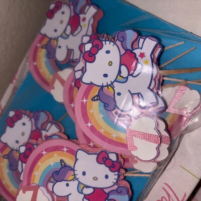 Custom Kitty and Friends Cupcake Toppers - Etsy