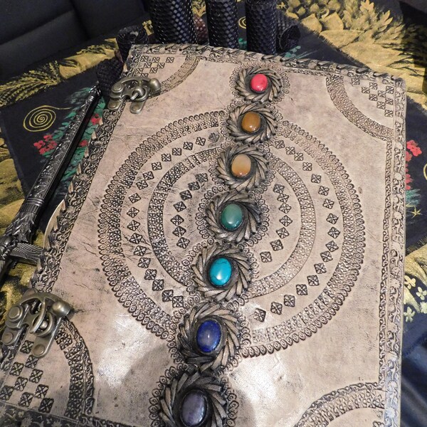 Moon Phases Sun and Moon Printed Leather Journal for Men & Women ...