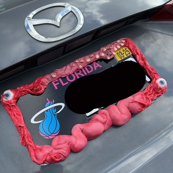 Guts License Plate Frame Anime Horror - Etsy