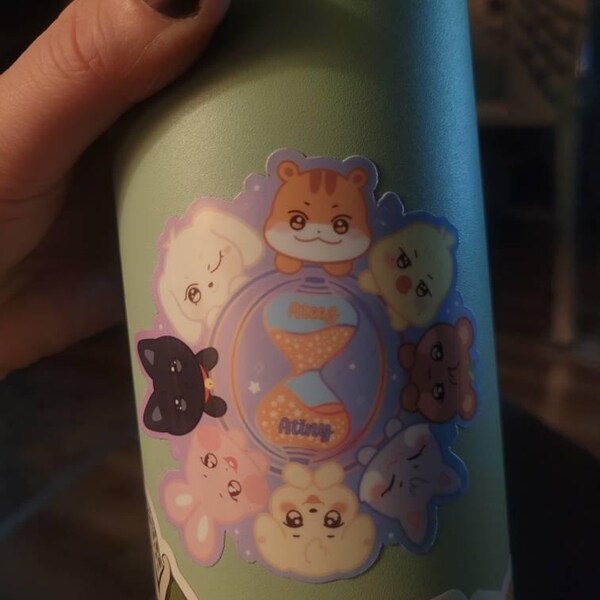 Atiny Ateez Light Stick Waterproof Vinyl Stickers Die Cut Anitee - Etsy