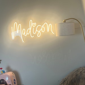 Custom Neon Sign for Kids Bedroom, Custom Name Neon Sign, Home Decor ...