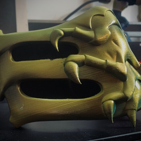 Kabal Half Skull Mask MK9 MK10 MKX MK11 Aftermath Mortal Kombat Mask ...