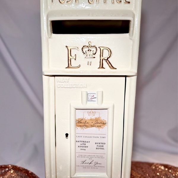 Elizabeth Regina Red ER Post Box - Etsy UK