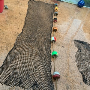 Authentic Used Fishing Net Old Vintage Fish Netting Commercial Recycled ...