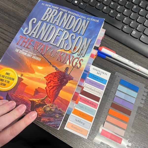 Annotation Key Bookmark for Tabs Guide Fantasy, Romance, Thriller ...