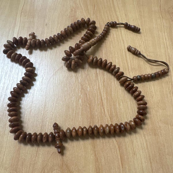 Iron Wood Tasbih Subha Prayer Beads Misbaha 99 Beads - Etsy