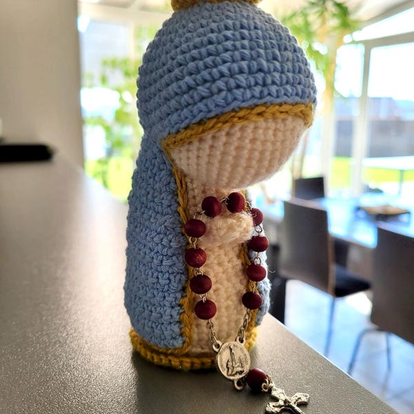 PATTERN: Blessed Virgin Mary Crochet Amigurumi, Virgin Mary Amigurumi ...
