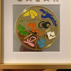 Galar Pokemon Sword and Shield Gym Badge in Gold and Silver Medal Form ...