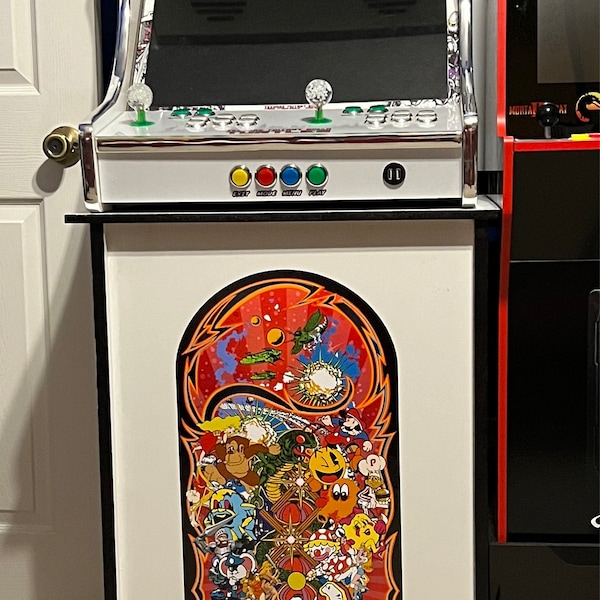 Mame Multicade Classics Side Art Arcade Cabinet Graphics Decals ...