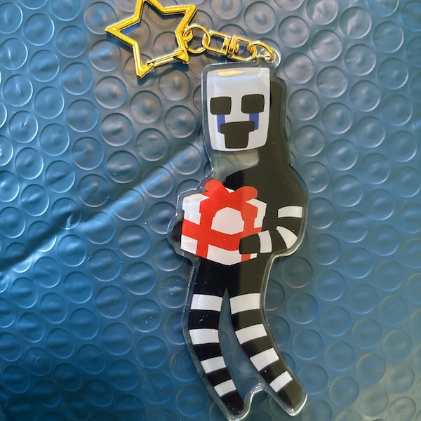 FNAF KEYCHAINS - 8-bit Sprites - Wave 1 - Puppet, RXQ, Purple Guy - Etsy