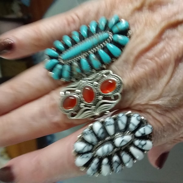 Bola Tie With Mohave Turquoise Stones and Sterling Silver Turquoise ...