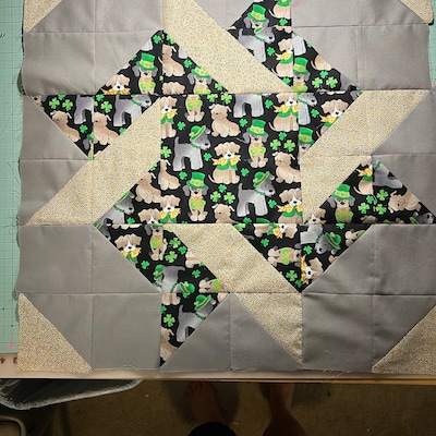 Simple Double Wedding Ring Quilt Block Template Pattern PDF - Etsy