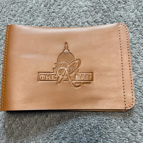 Leather Wine List Menu, Menu Holder With Embossing, Restaurant Menu ...