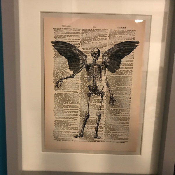 Skeleton Angel, Mythical Creature, Mythical Animal, Love Him Gift ...