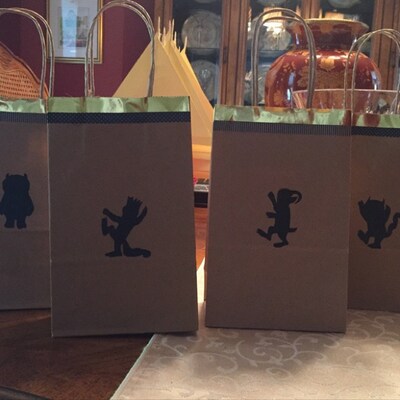 Where the Wild Things Are Party Chalkboard Vinyl Stickers Wild One ...