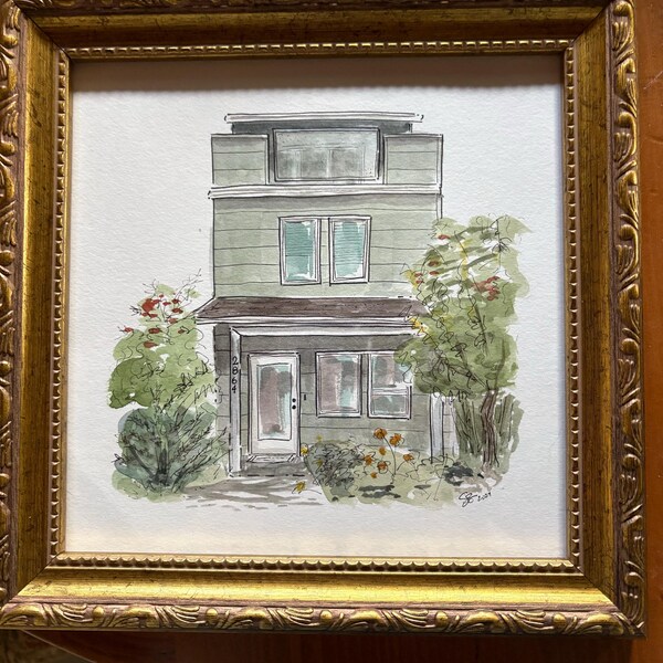 301G Valentine Double Red / Gold Heart Mat - Frame Size is 10 X 7 ...