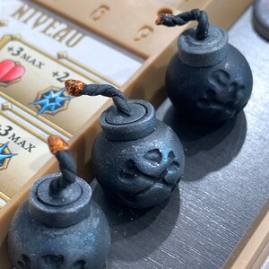 Handmade Bomb Tokens. Pirate Bomb Markers / Counters. - Etsy