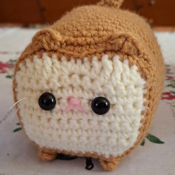 Fred the Bread Cat Crochet Pattern PDF Download - Etsy