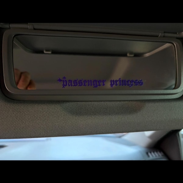 Passenger Princess Door Frame Custom Decal - Etsy
