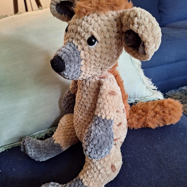 Cleo the Cheetah & Suki the Snow Leopard 2 in 1 Low Sew Crochet Pattern ...