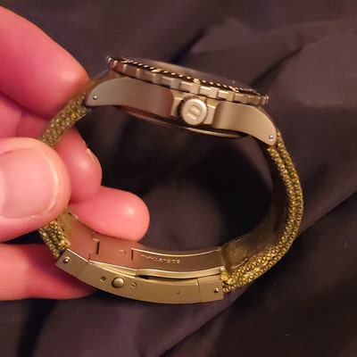 Basque Olive Canvas Watch Strap From 15oz Canvas, 20mm, 22mm, 24mm ...