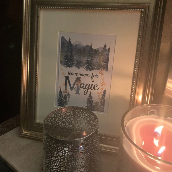 Magic Forest Printable Wall Art, Fantasy Lover Gift, YA Bookish Home ...