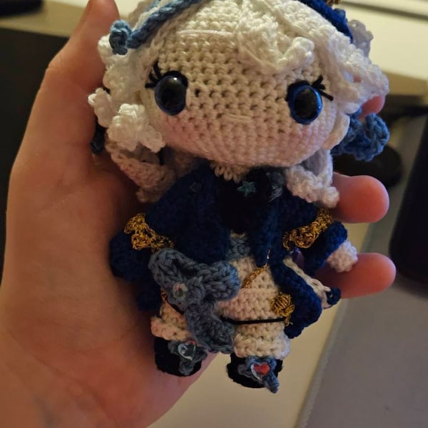 Crochet PDF Pattern: "furina" Chibi Amigurumi - Etsy