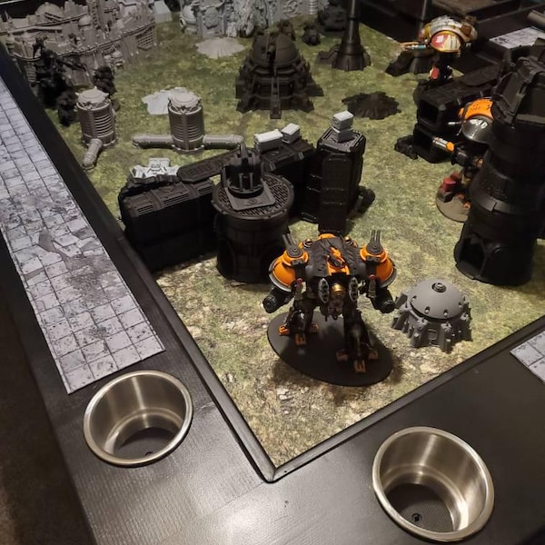 Custom Gaming Table, Role Playing Game Table With Folding Legs, Vaulted ...