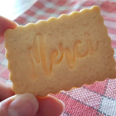 Merci Cookie Cutter Petit-beurre Merci Cookie Cutter - Etsy