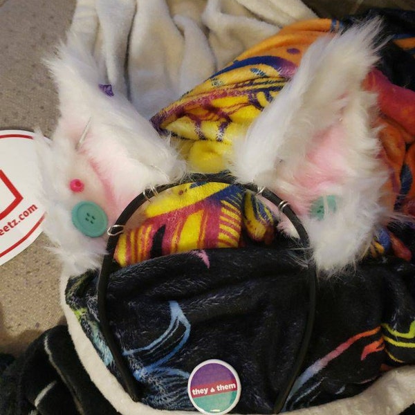 Wolf Ear Pattern for Making Faux Fur Costume Ears | Animal Ears Cosplay ...
