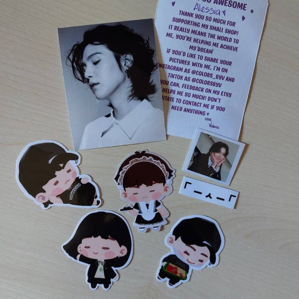 Stickers, Yoongi, Suga, Agust D, Maid Yoongi, Female Yoongi, Yoonji ...