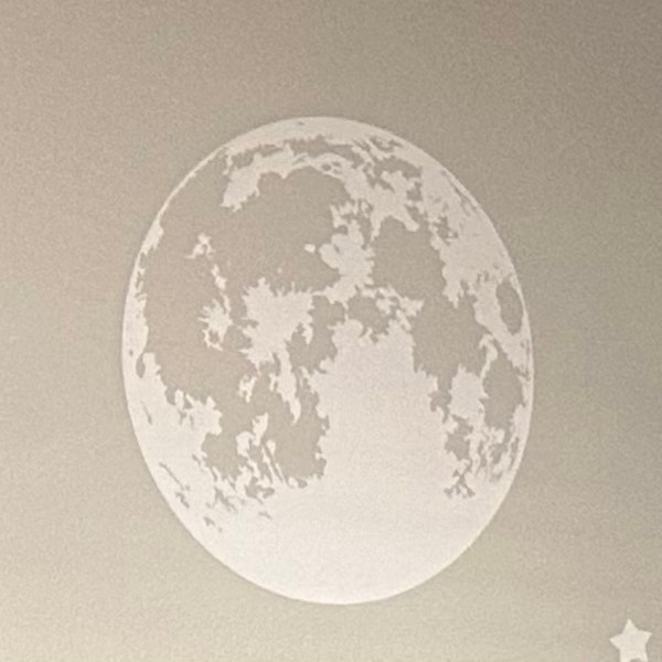 Large Moon Wall Decal, Moon Stickers, Bohemian Decor, Celestial Art ...