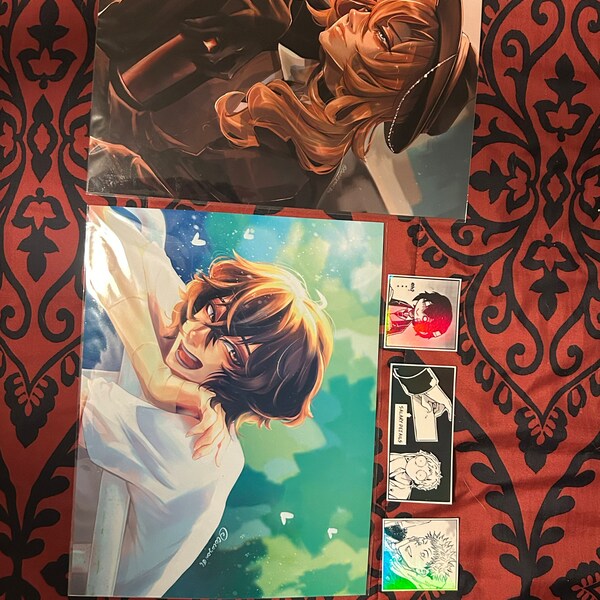 Fanart Summer Osamu Dazai BSD Print | Bungo Stray Dogs Lights Inspired ...