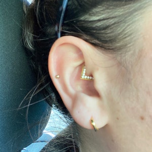 Black Front Back Earrings Black Ear Jacket Dainty Ear | Etsy